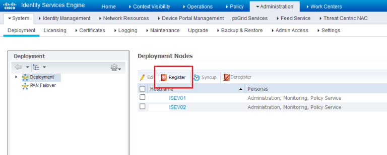 Making A Change on Secondary Cisco ISE Server Broke Application Service ...